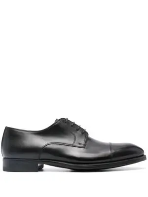 Magnanni Harlan Leather Derby Shoes - Black
