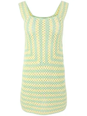 Staud Crochet-knit Dress