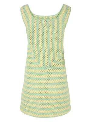 Staud Crochet-knit Dress