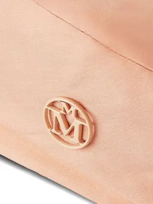 MAISON MICHEL Billy Logo-appliqué Beret - Orange
