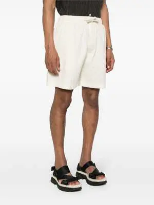 Palm Angels Logo-embroidered Bermuda Shorts