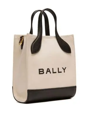 Bally Bar Logo-print Tote Bag - White
