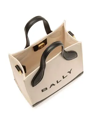 Bally Bar Logo-print Tote Bag - White