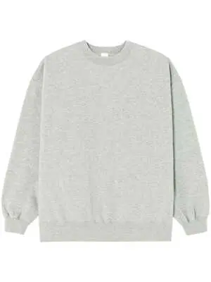 RE/DONE Crew-neck Organic Cotton Sweatshirt - Grey