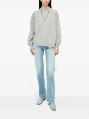 RE/DONE Crew-neck Organic Cotton Sweatshirt