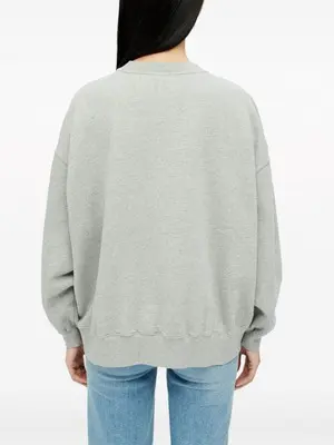 RE/DONE Crew-neck Organic Cotton Sweatshirt