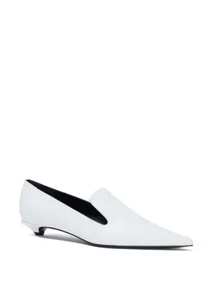 Proenza Schouler 20mm Point-toe Leather Pumps - White