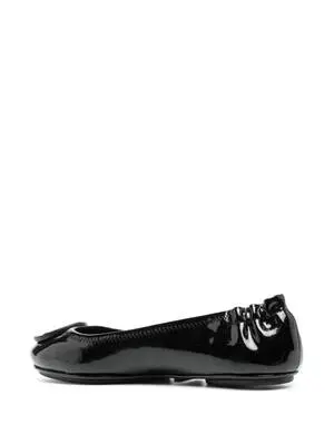 Tory Burch Minnie Travel Ballerina Flats - Black