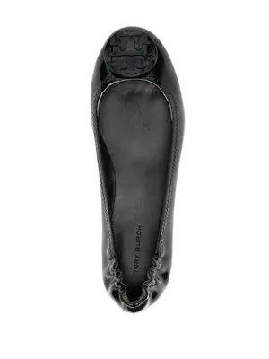 Tory Burch Minnie Travel Ballerina Flats - Black