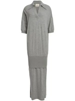 Khaite The Rue Fine-knit Maxi Dress