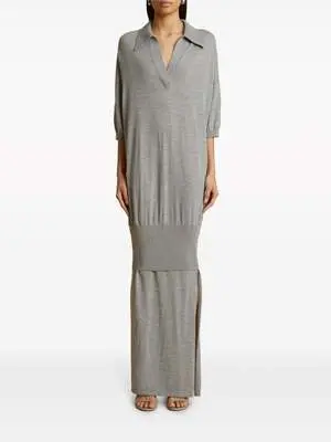 Khaite The Rue Fine-knit Maxi Dress