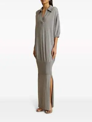 Khaite The Rue Fine-knit Maxi Dress