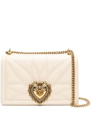 Dolce & Gabbana Devotion Shoulder Bag - Neutrals