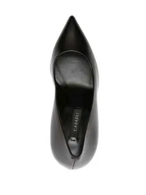 Casadei Blade 110mm Leather Pumps - Black
