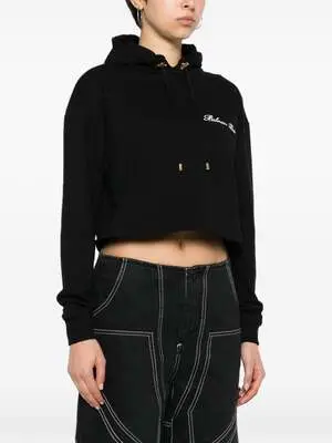 Balmain Logo-embroidered Cotton Hoodie
