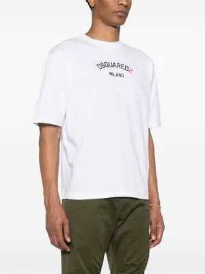 Dsquared2 Logo-print Cotton T-shirt - White