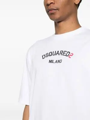 Dsquared2 Logo-print Cotton T-shirt - White