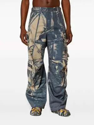 DIESEL® P-hugh Crease-effect Cargo Trousers