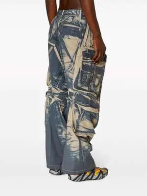 DIESEL® P-hugh Crease-effect Cargo Trousers
