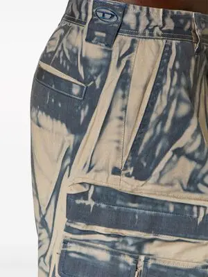 DIESEL® P-hugh Crease-effect Cargo Trousers