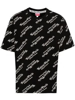 Kenzo X Verdy Logo-print T-shirt - Black