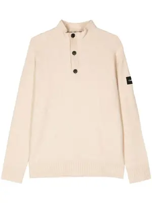 Calvin Klein Appliqué Brushed Jumper