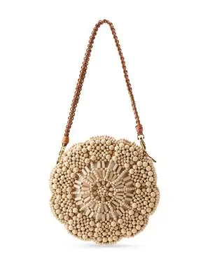 ARANAZ Bead-embellished Flower Shoulder Bag