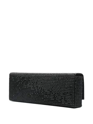 Amina Muaddi Amini Paloma Clutch Bag - Black