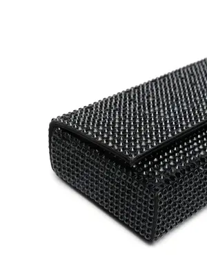 Amina Muaddi Amini Paloma Clutch Bag - Black
