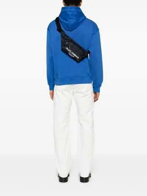 Dolce & Gabbana Raised Logo Belt Bag - Blue