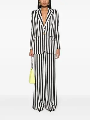 Moschino Striped Satin Blazer