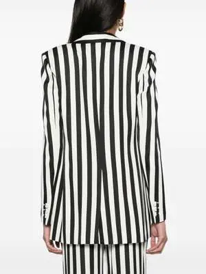 Moschino Striped Satin Blazer