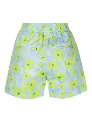Marni Floral Cotton Shorts