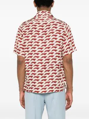 Rhude Geometric-pattern Silk Shirt
