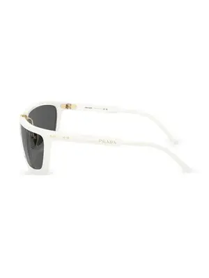 Prada Square Frame Sunglasses - White