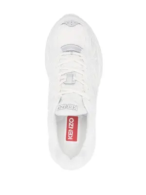 Kenzo Pace Open-knit Sneakers - White