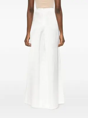 Ralph Lauren Satin Wide-leg Trousers