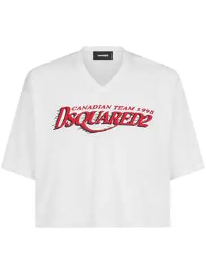 Dsquared2 Logo-print V-neck T-shirt