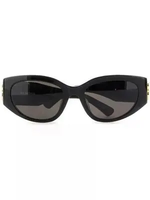 Balenciaga Round-frame Sunglasses - Black
