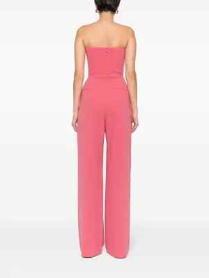 Alex Perry Strapless Wide-leg Jumpsuit