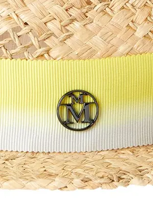 MAISON MICHEL Derek Interwoven-design Straw Hat