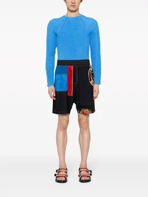 Amen Patchwork Track Shorts