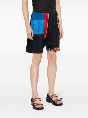 Amen Patchwork Track Shorts