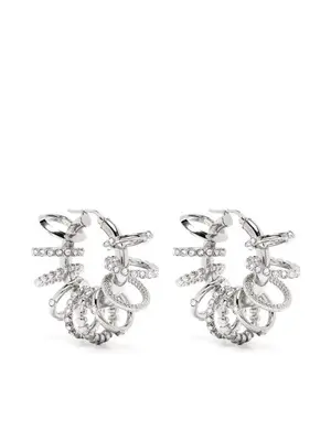 Amina Muaddi Polished Earrings For Women