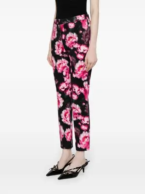 Adam Lippes Daphne Floral-print Trousers