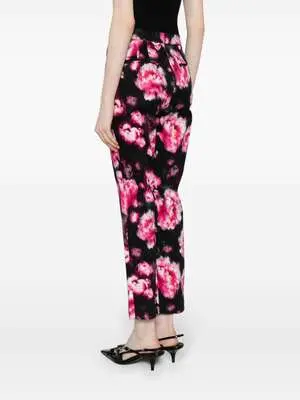 Adam Lippes Daphne Floral-print Trousers