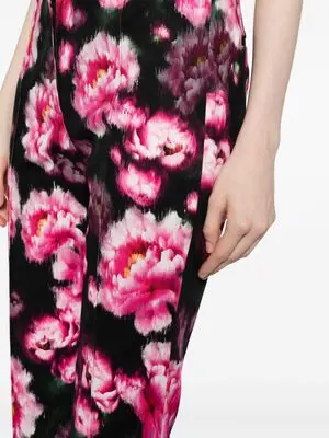 Adam Lippes Daphne Floral-print Trousers