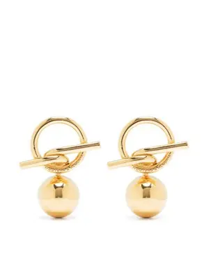 WOUTERS & HENDRIX Ball Drop Earrings - Gold