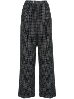 A.p.c. Melissa Plaid Trousers - Blue