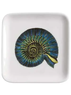 FORNASETTI Conchiglia Fossile Porcelain Ashtray - White